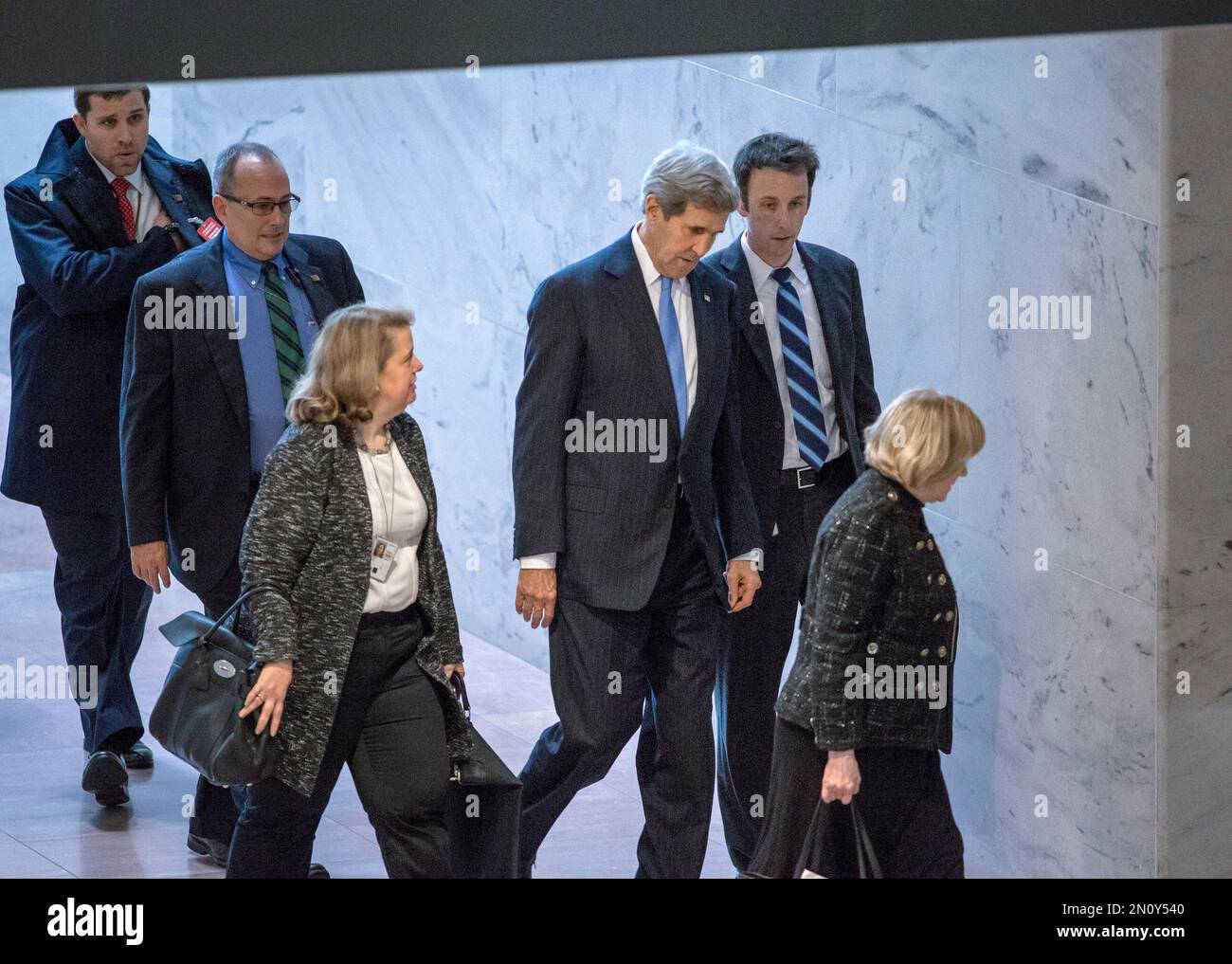 Secretary of State Kerry arrives on Capitol Hill in Washington ...