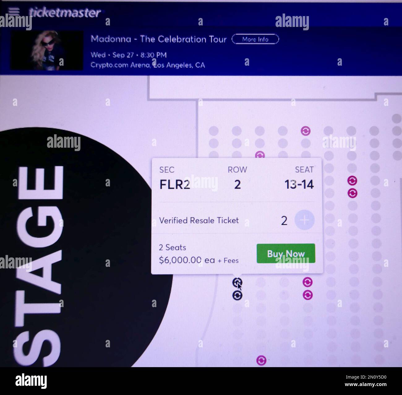 Los Angeles, California, USA 5th February 2023 Madonna The Celebration ...