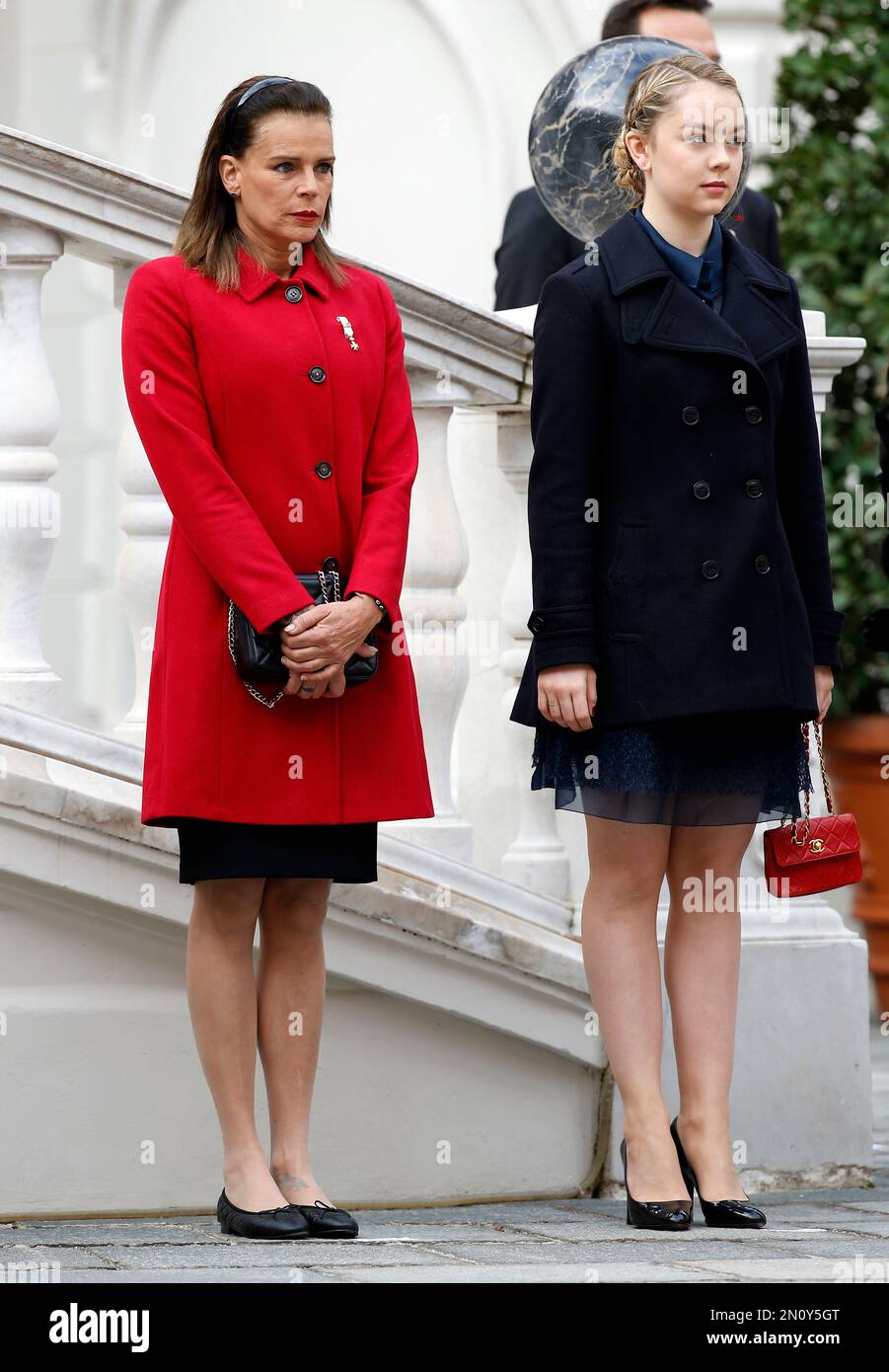 Princess Stephanie of Monaco, left and Princess Alexandra of Hanover ...