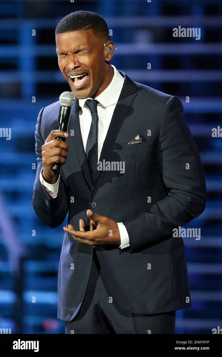 Jamie Foxx performs at Shining a Light: A Concert for Progress on Race ...