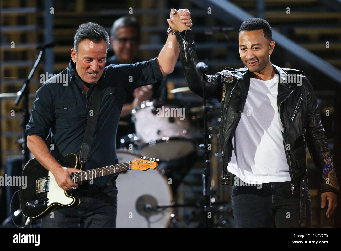 Bruce Springsteen, left, and John Legend perform at Shining a Light: A ...