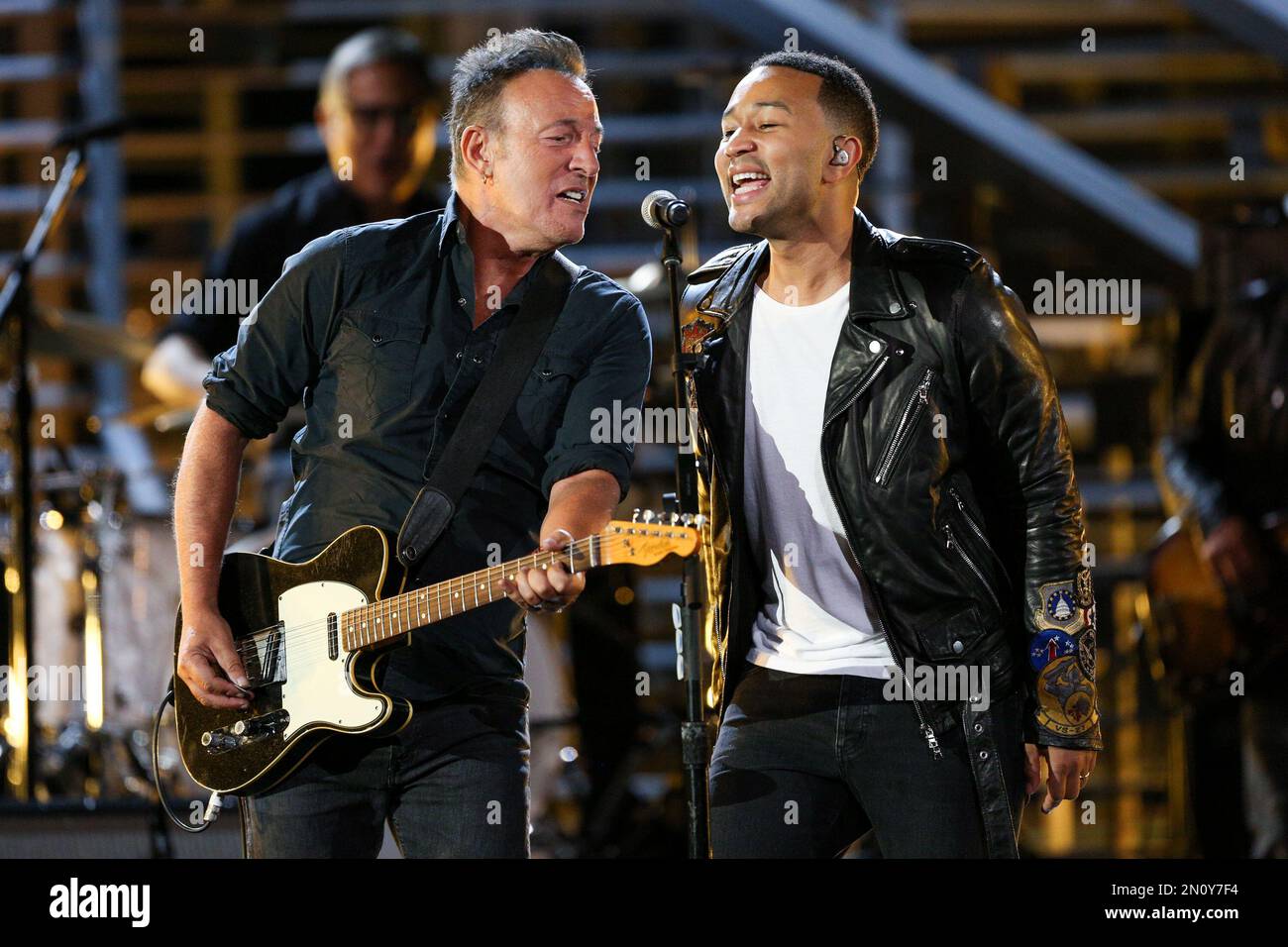 Bruce Springsteen, left, and John Legend perform at Shining a Light: A ...