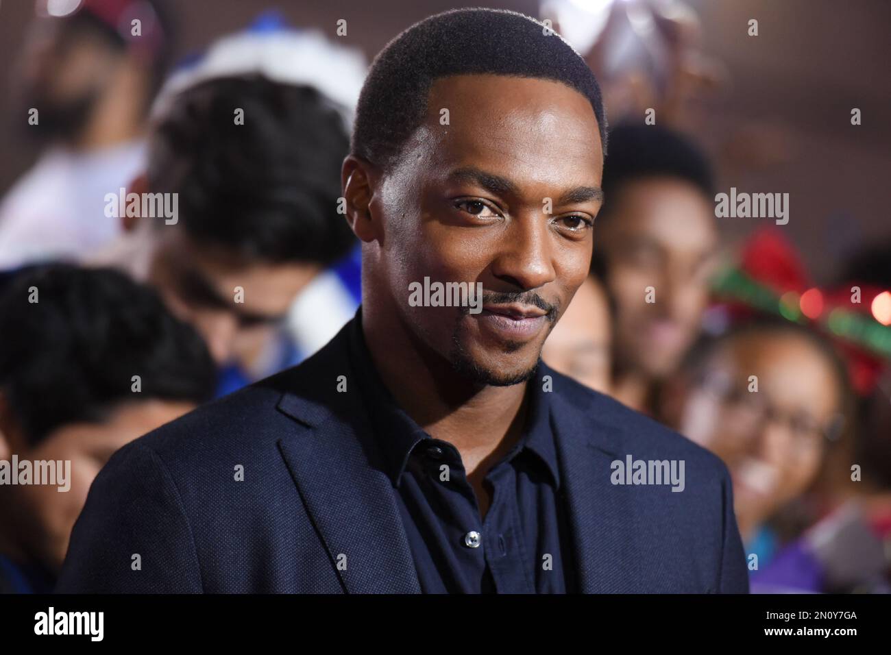 Actor Anthony Mackie attends the LA Premiere of "The Night Before" held ...