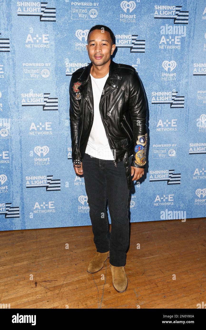 John Legend poses backstage at the Shining a Light: A Concert for ...