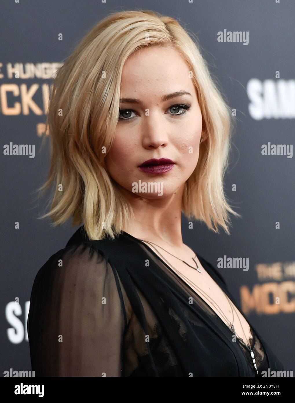 Actress Jennifer Lawrence attends a special screening of "The Hunger ...