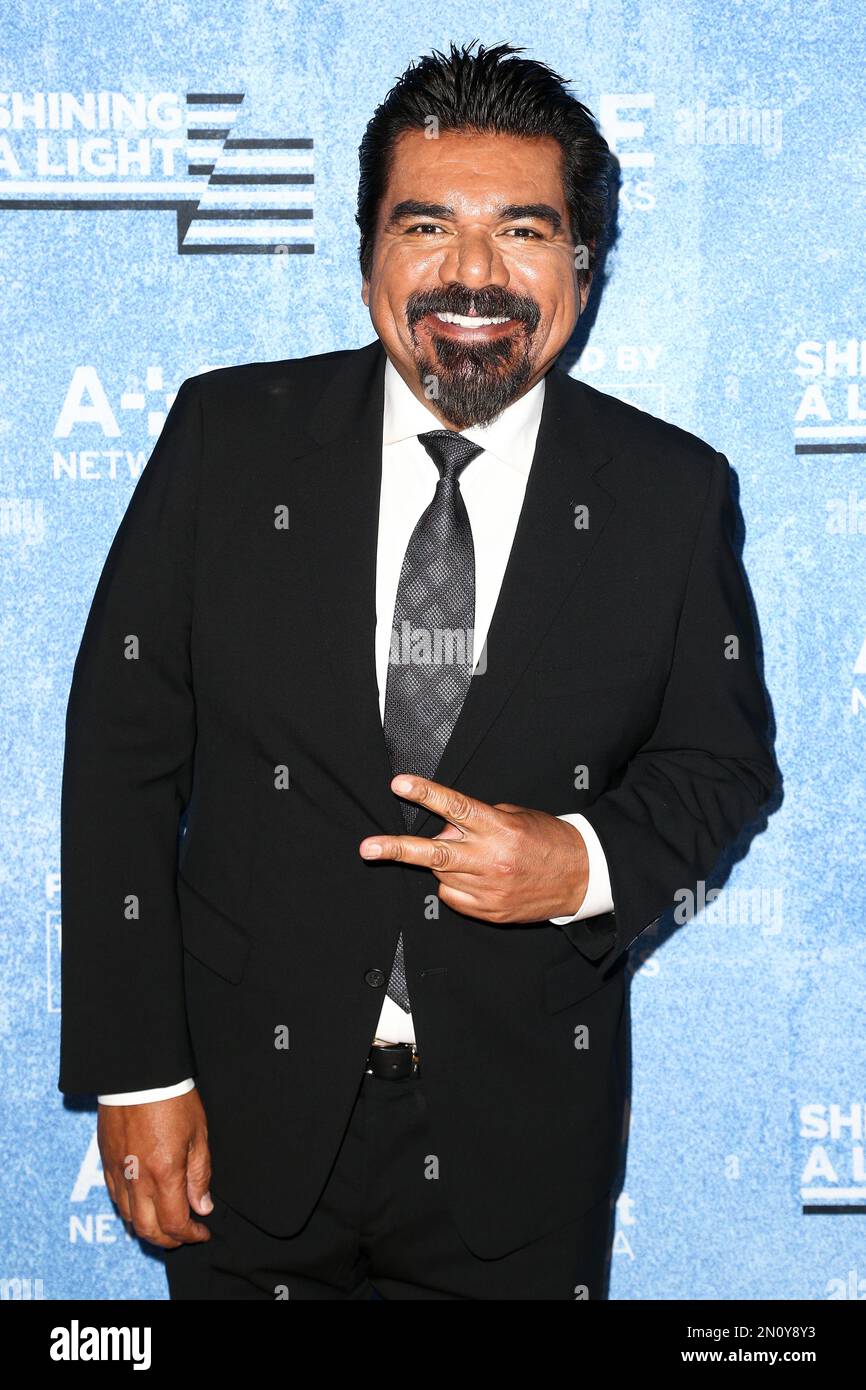 George Lopez poses backstage at the Shining a Light: A Concert for ...