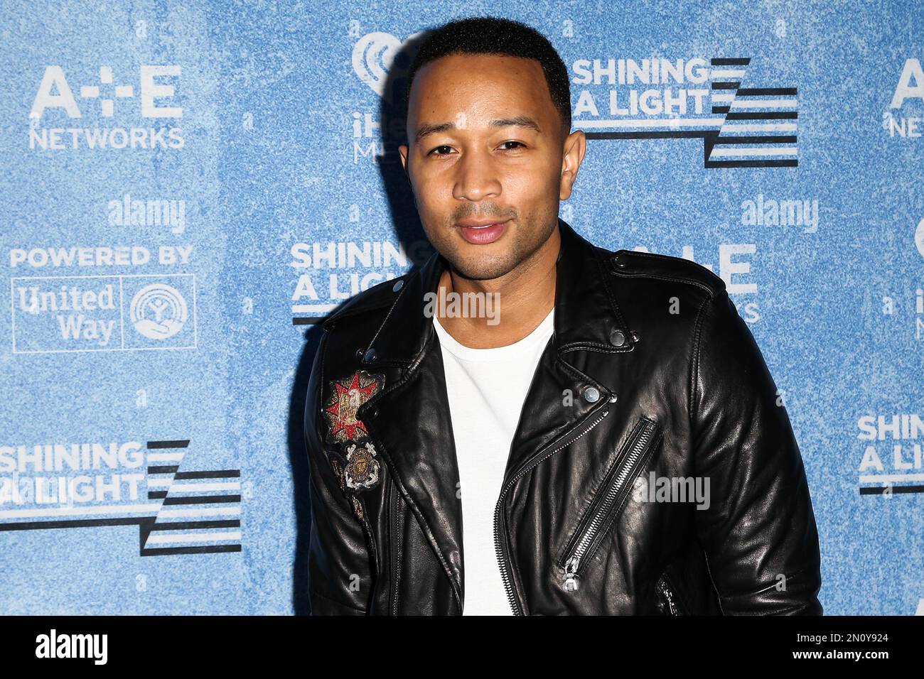 John Legend poses backstage at the Shining a Light: A Concert for ...