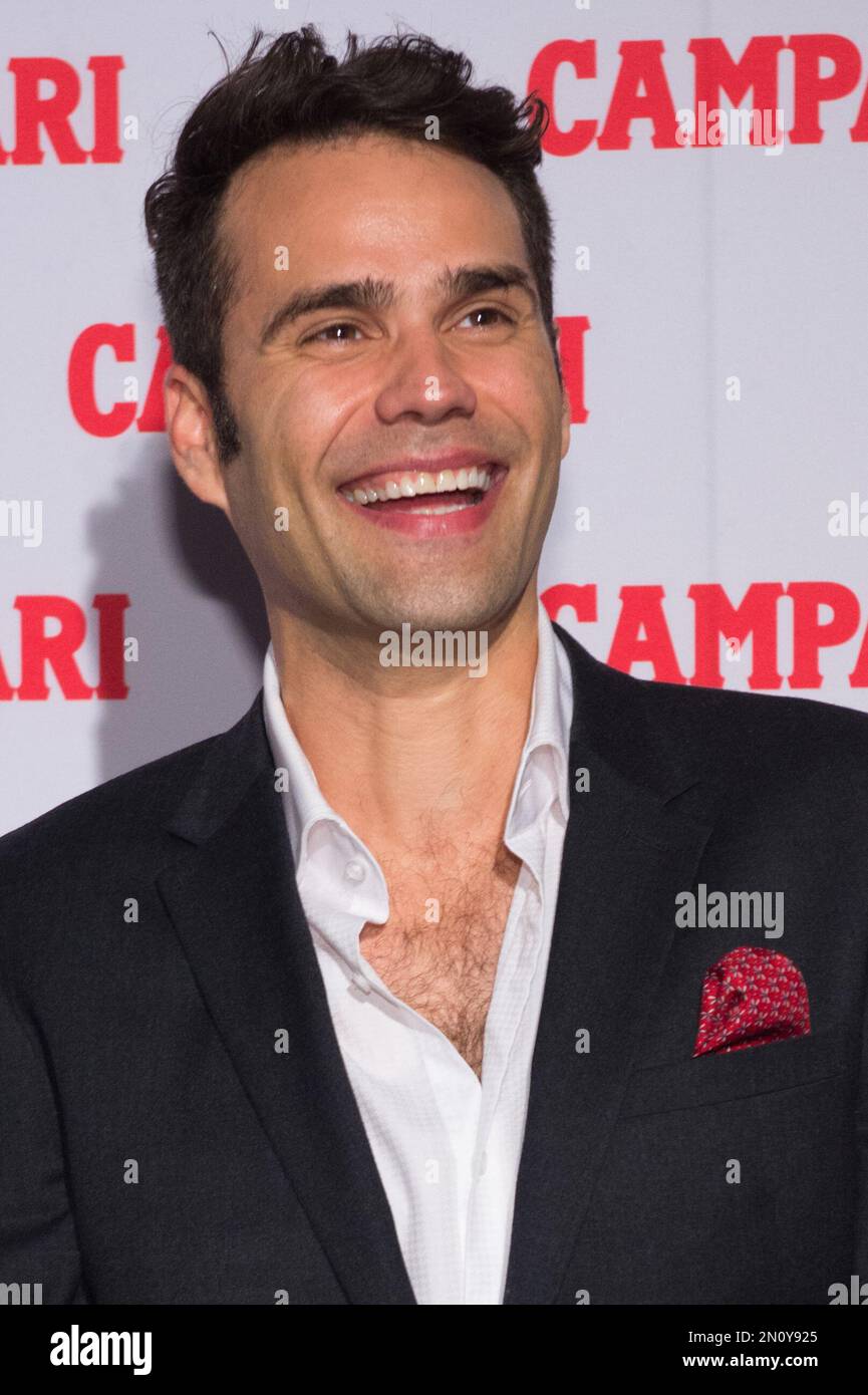 Singer Chris Norton attends the 2016 Campari Calendar unveiling ...