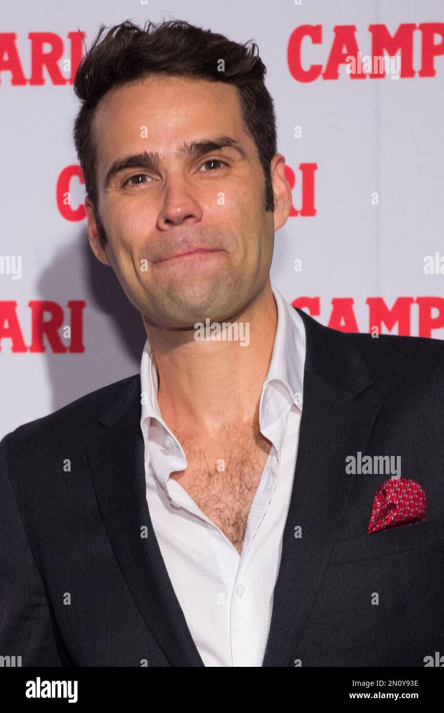 Singer Chris Norton attends the 2016 Campari Calendar unveiling ...