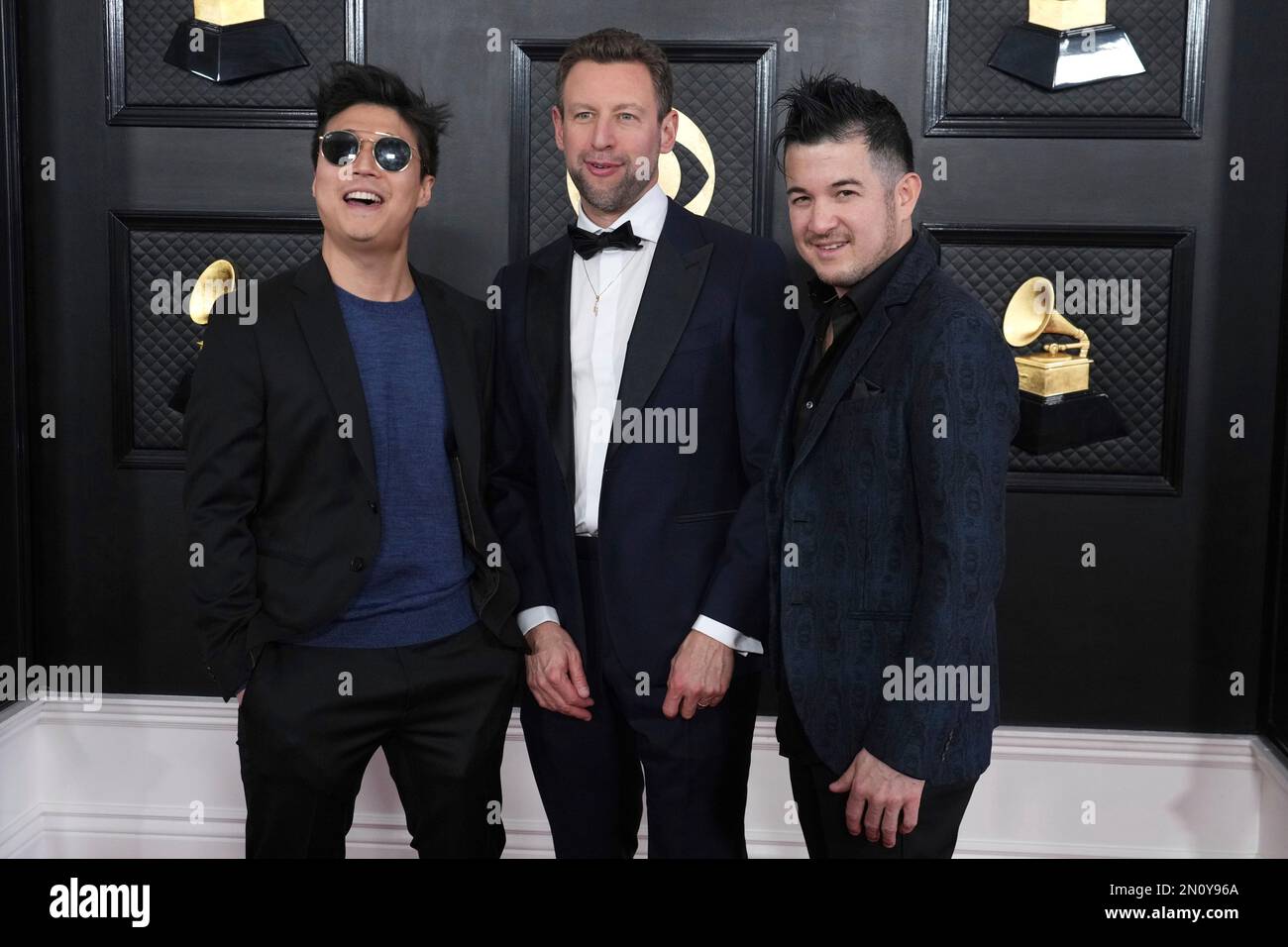 Charles Yang, from left, Ranaan Meyer, and Nick Kendall of Time for ...