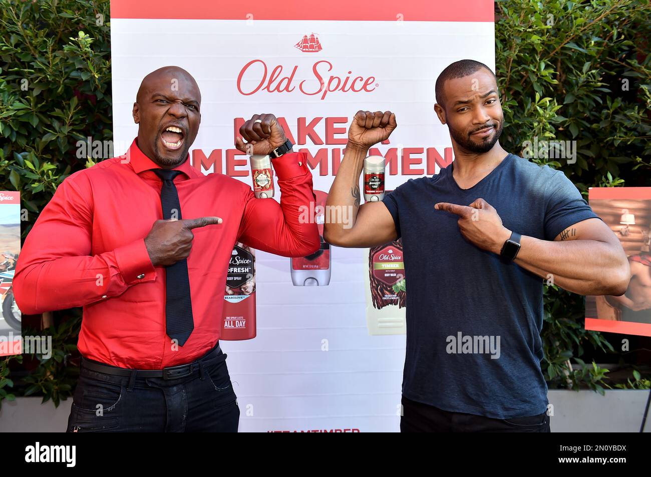 IMAGE DISTRIBUTED FOR OLD SPICE - Old Spice Guys Terry Crews, left, and ...