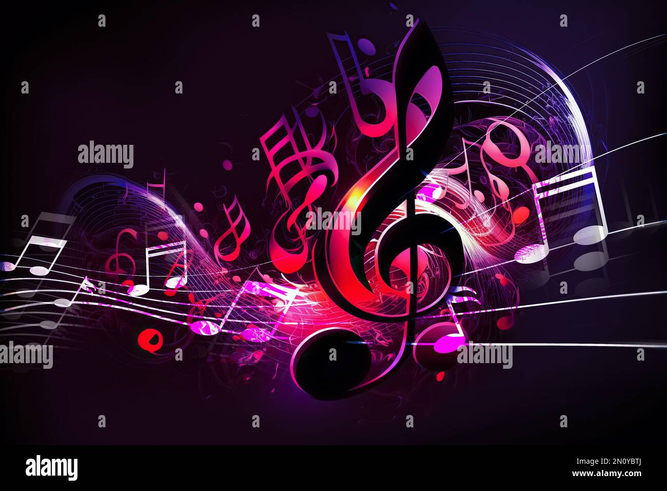Treble g clef hi-res stock photography and images - Alamy