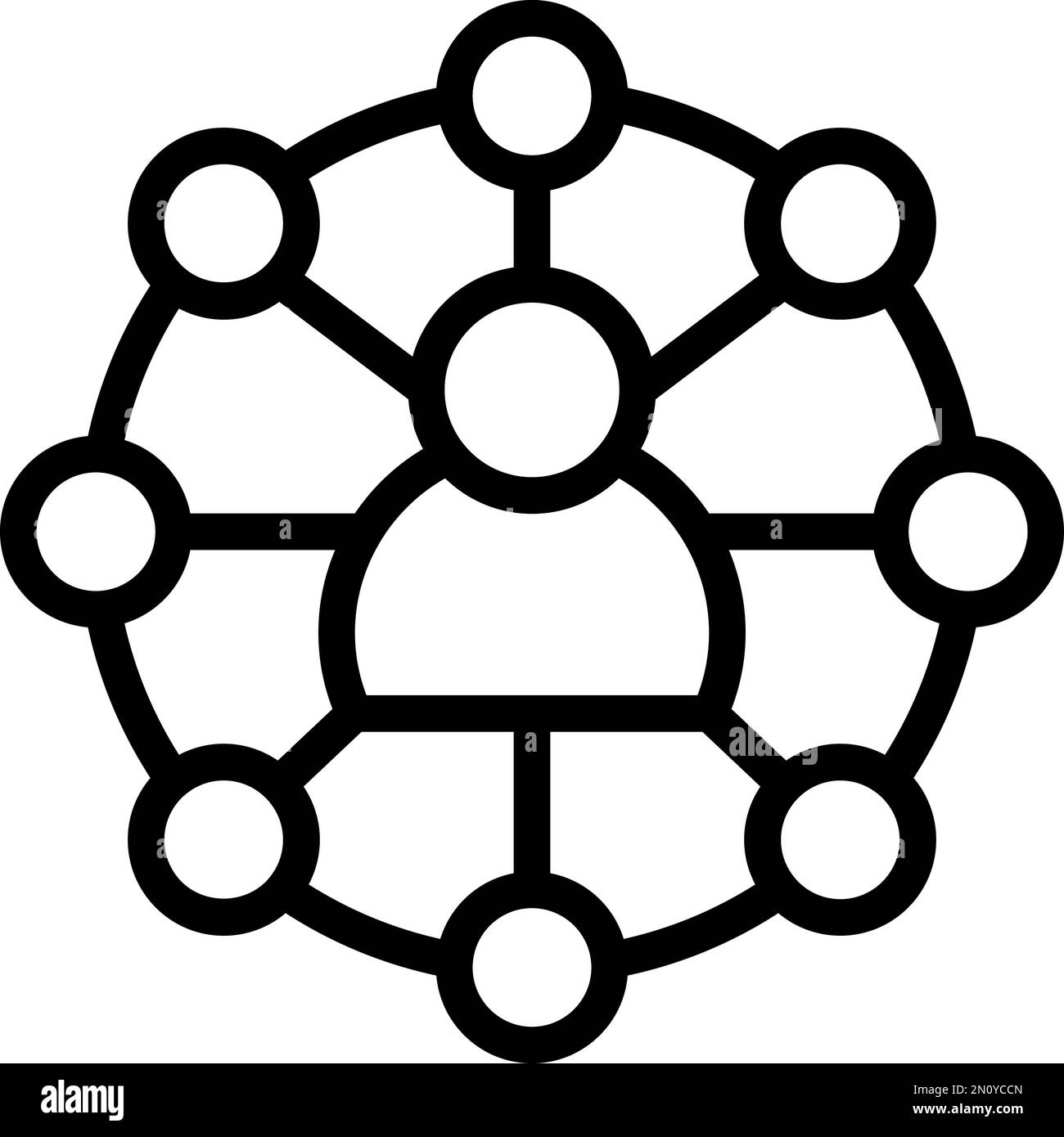 Evolution growth icon outline vector. Human increase. Data social Stock ...