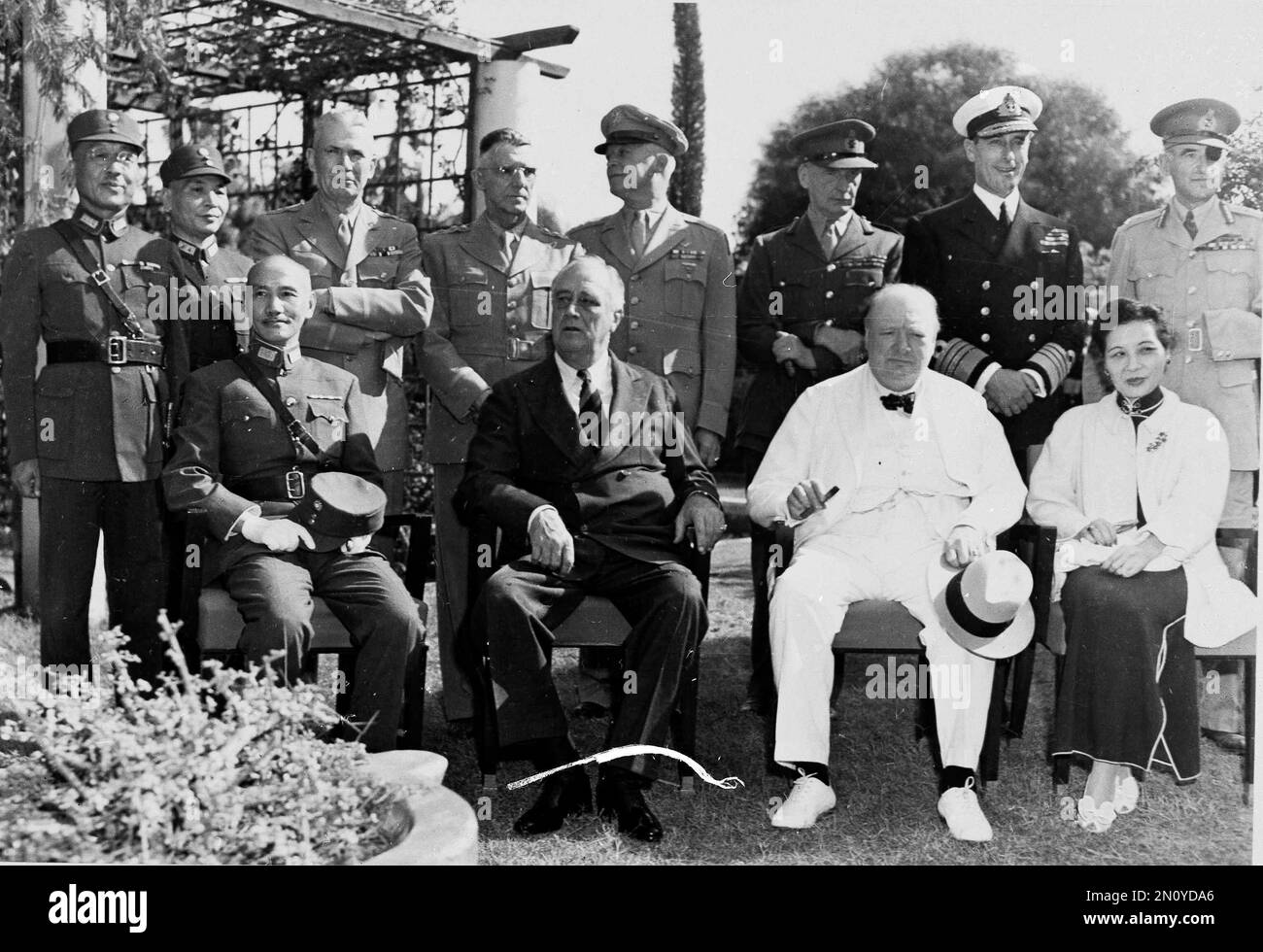In this handout photo provided by the Office of War Information ...