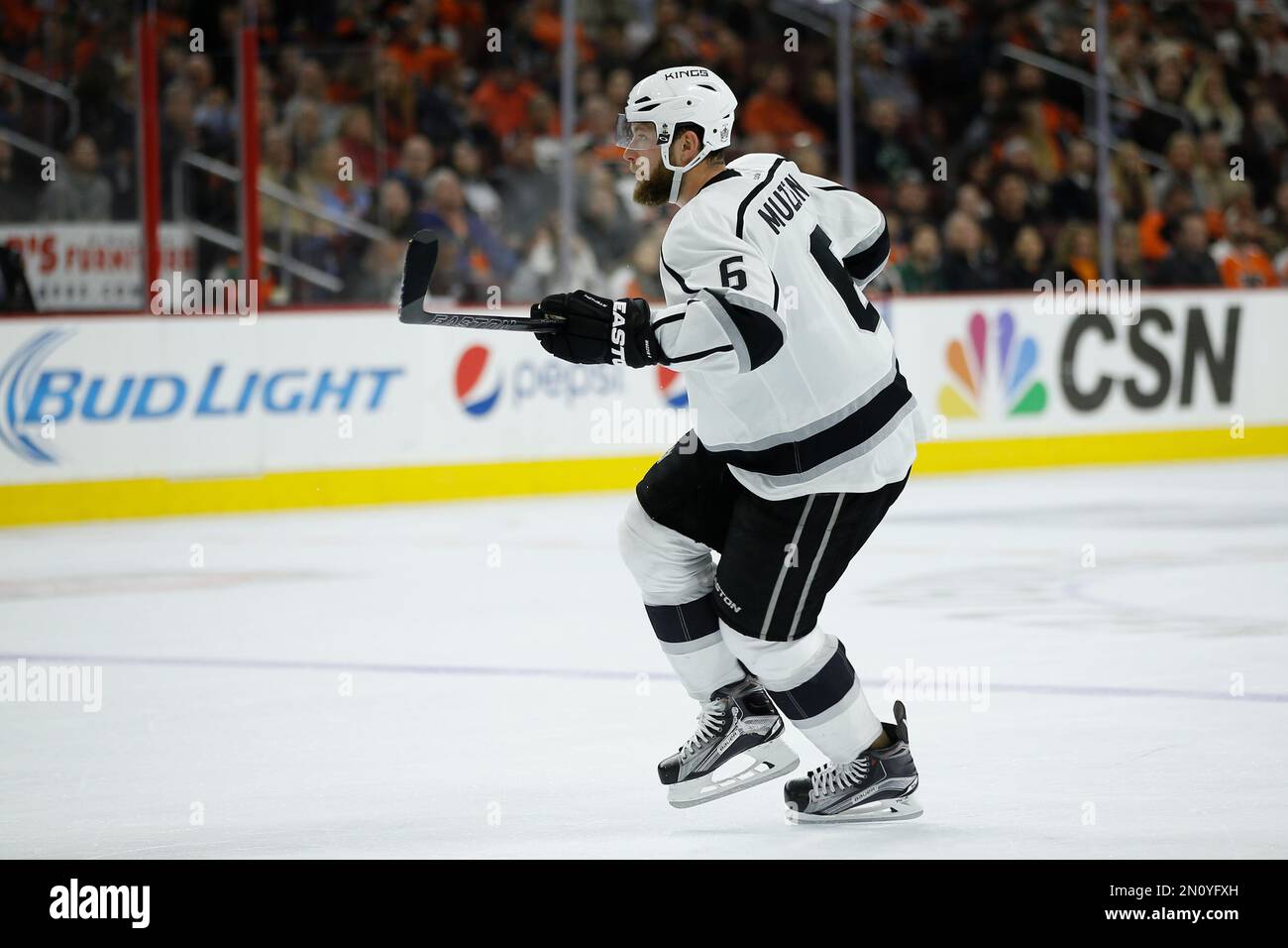 Los Angeles Kings' Jake Muzzin in action during an NHL hockey game ...
