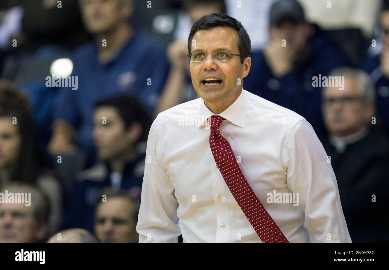 Nebraska coach Tim Miles shouts from the bench in the first half of an ...