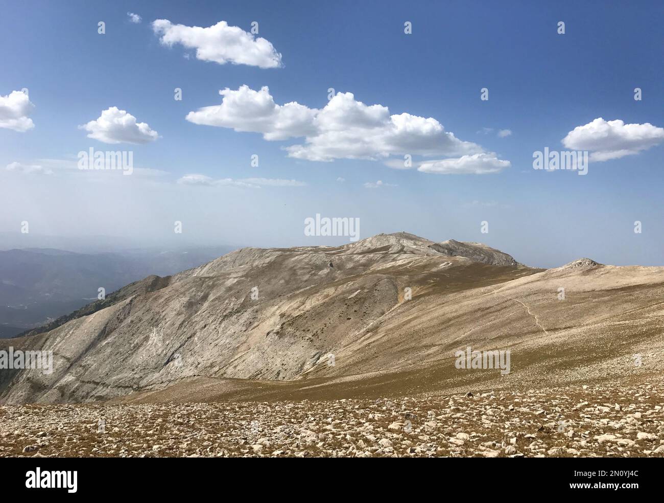 Mount Uludag Mountain Range in Bursa, Turkey. Uludag is the highest ...