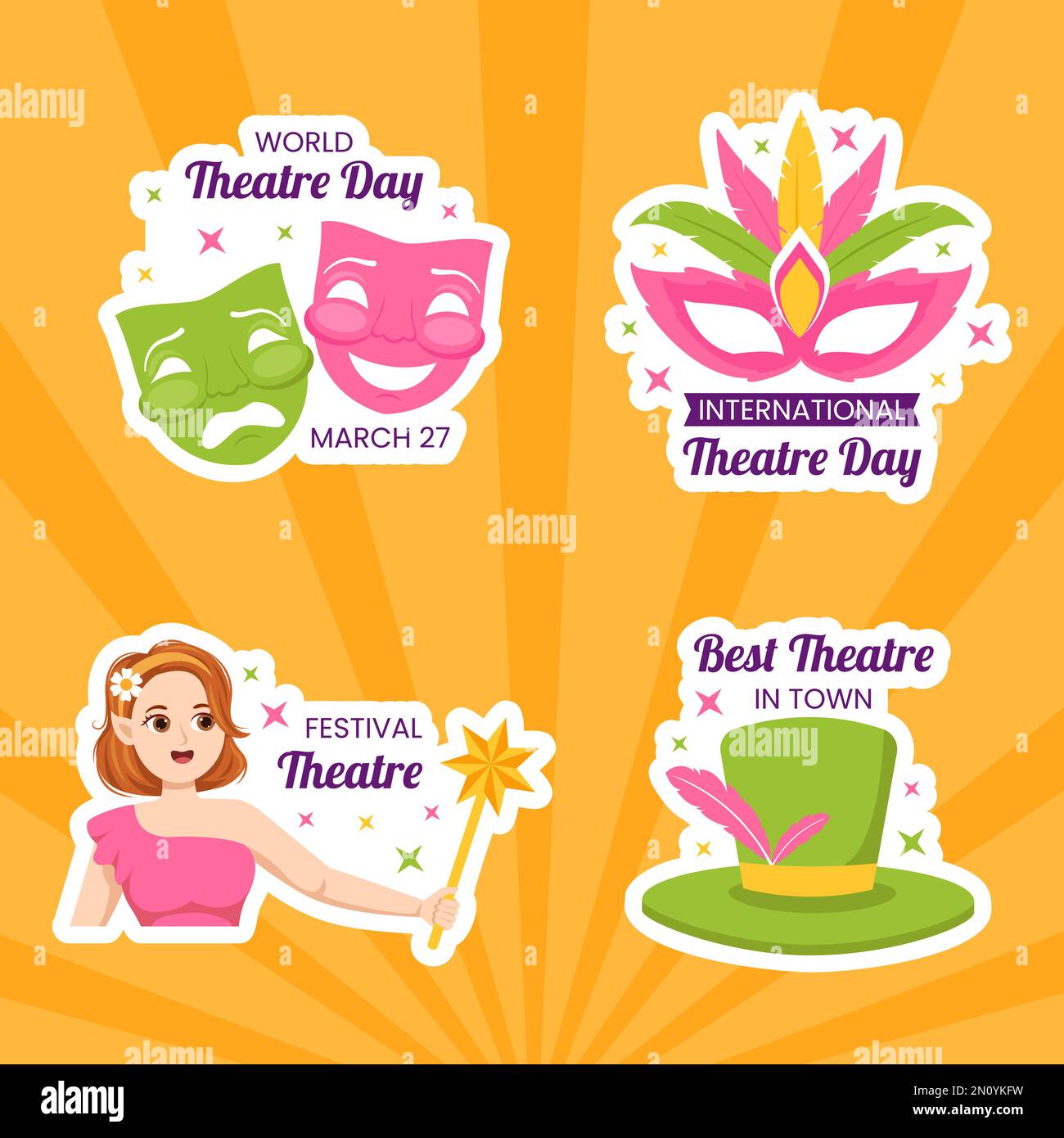 Theater festival artist Stock Vector Images - Alamy