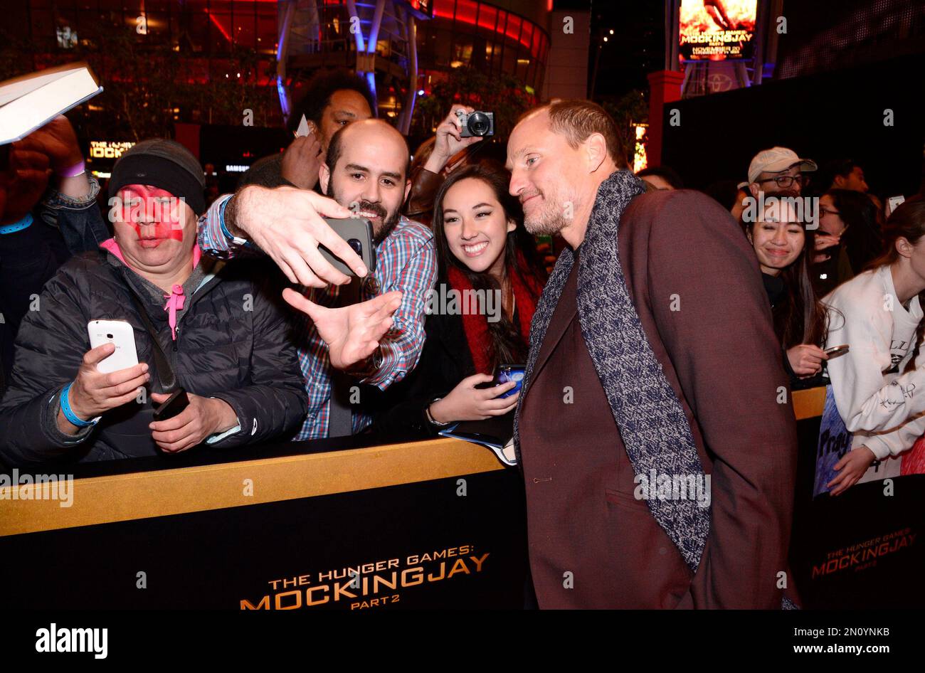 Woody Harrelson seen at Los Angeles Premiere of Lionsgate's 'The Hunger ...