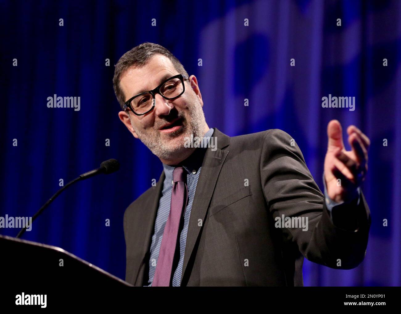 Stephen Engelberg accepts the Award of Honor on behalf of ProPublica at ...