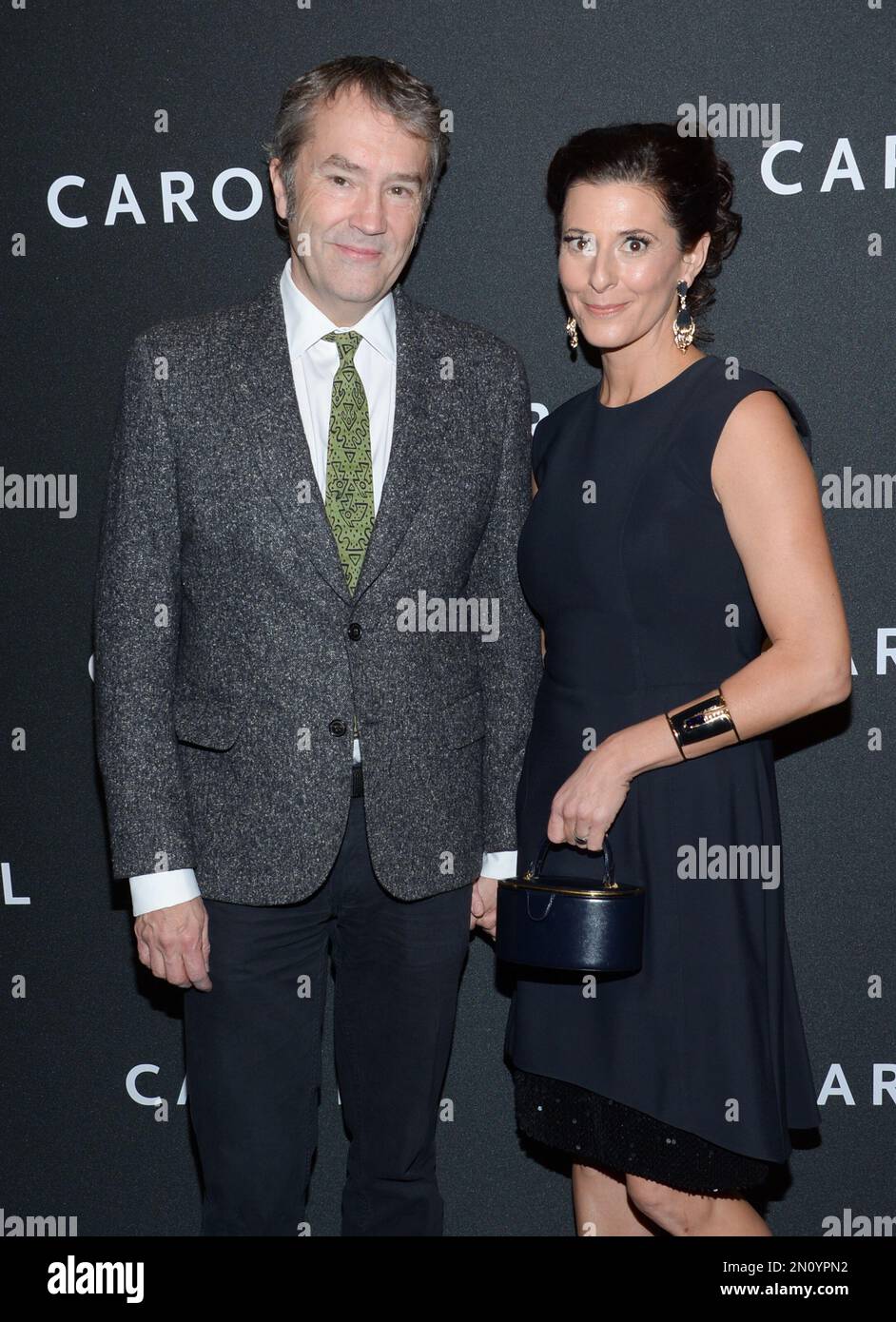 Composer Carter Burwell and wife attend the premiere of "Carol" at the ...