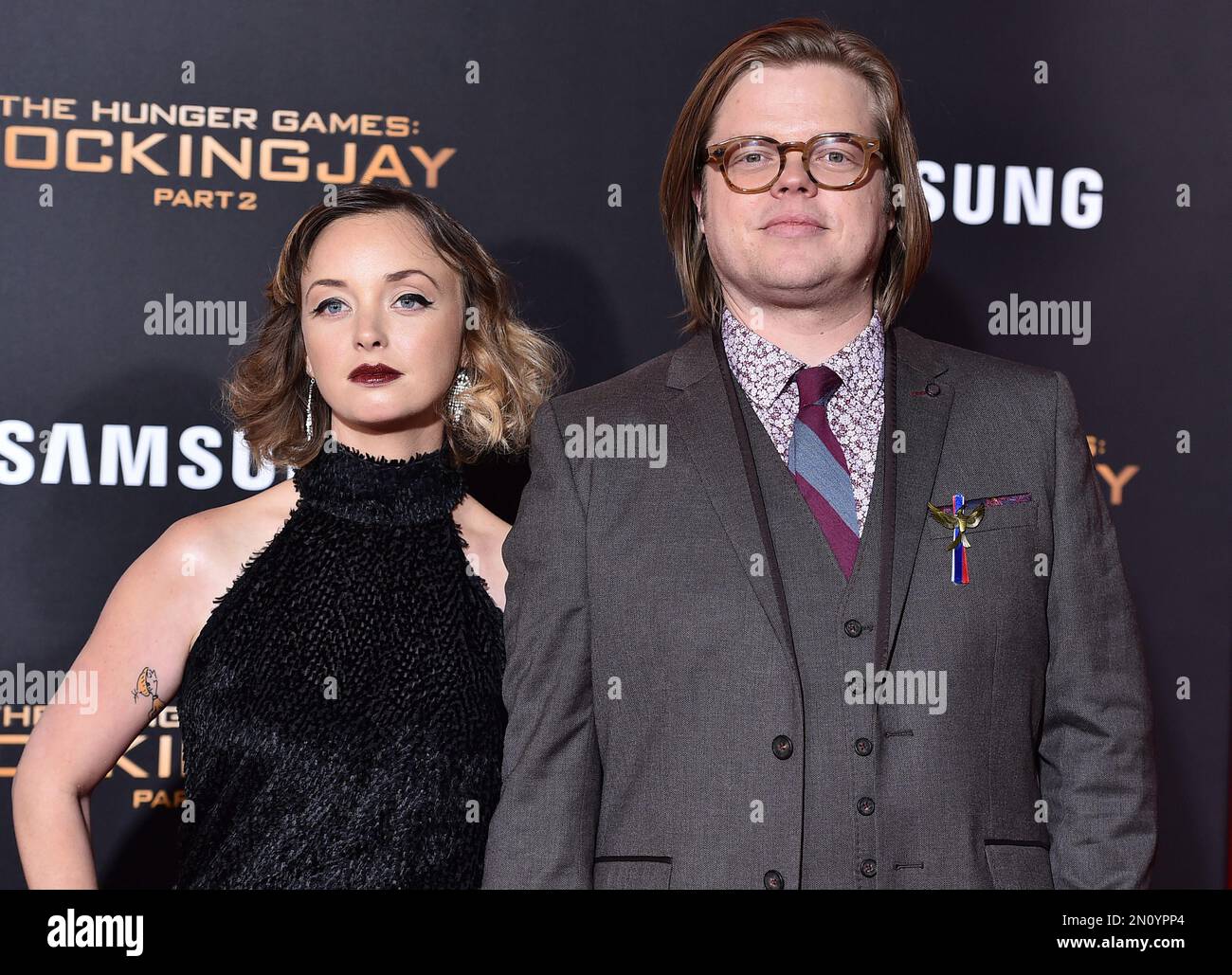 Kira Sternbach, left, and Elden Henson attend the Los Angeles premiere ...