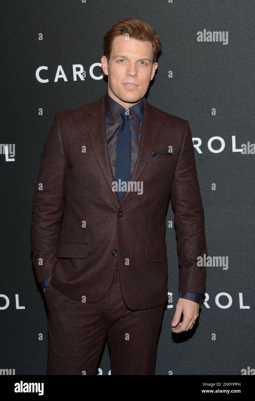 Actor Jake Lacy attends the premiere of "Carol" at the Museum of Modern ...
