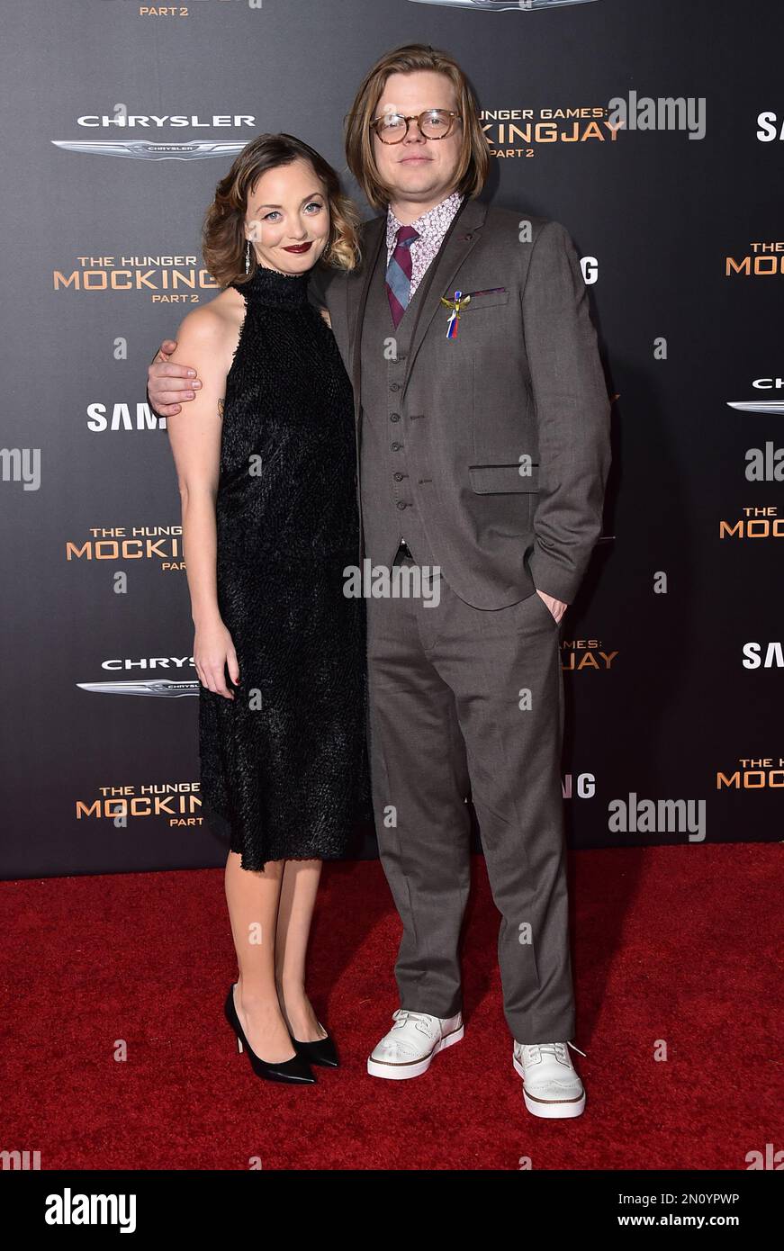 Kira Sternbach, left, and Elden Henson attend the Los Angeles premiere ...