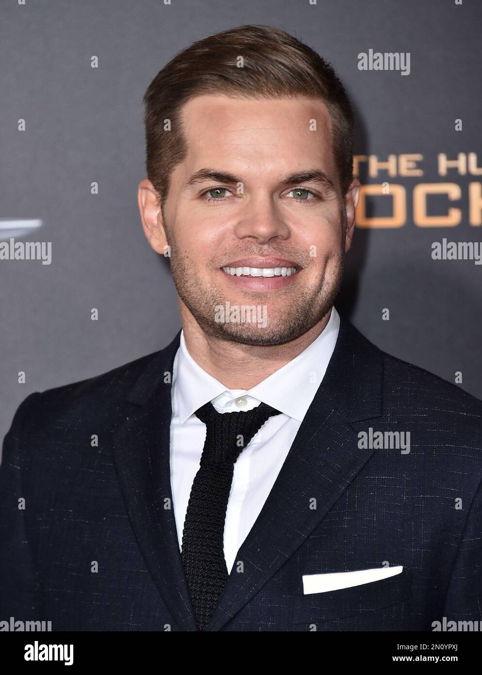 Wes Chatham arrives at the Los Angeles premiere of "The Hunger Games ...