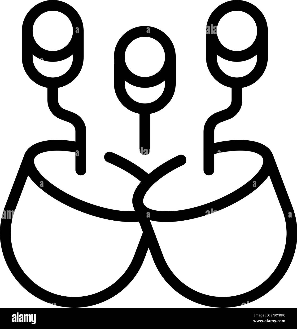 Enzymes capsule icon outline vector. Amino peptide. Structure chain ...