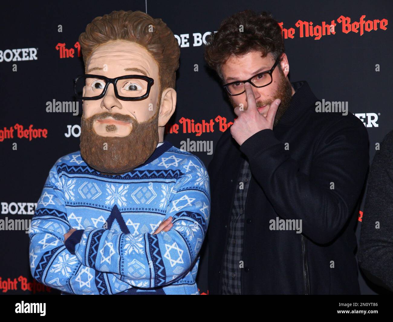 Seth Rogen attends a special screening of "The Night Before" at the ...