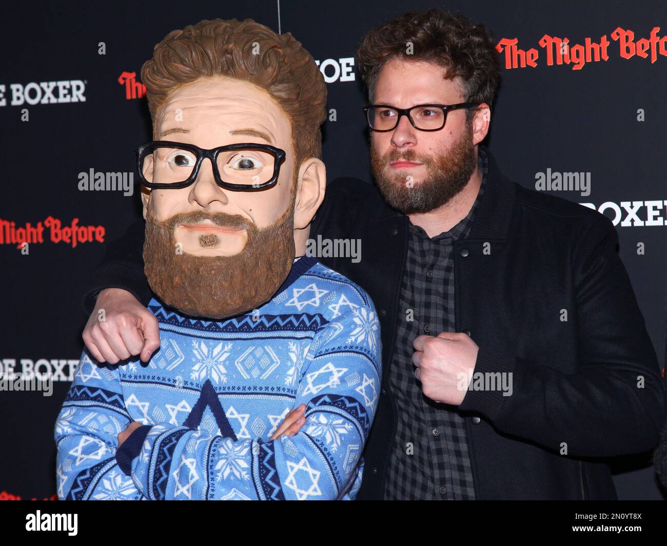 Seth Rogen attends a special screening of "The Night Before" at the ...