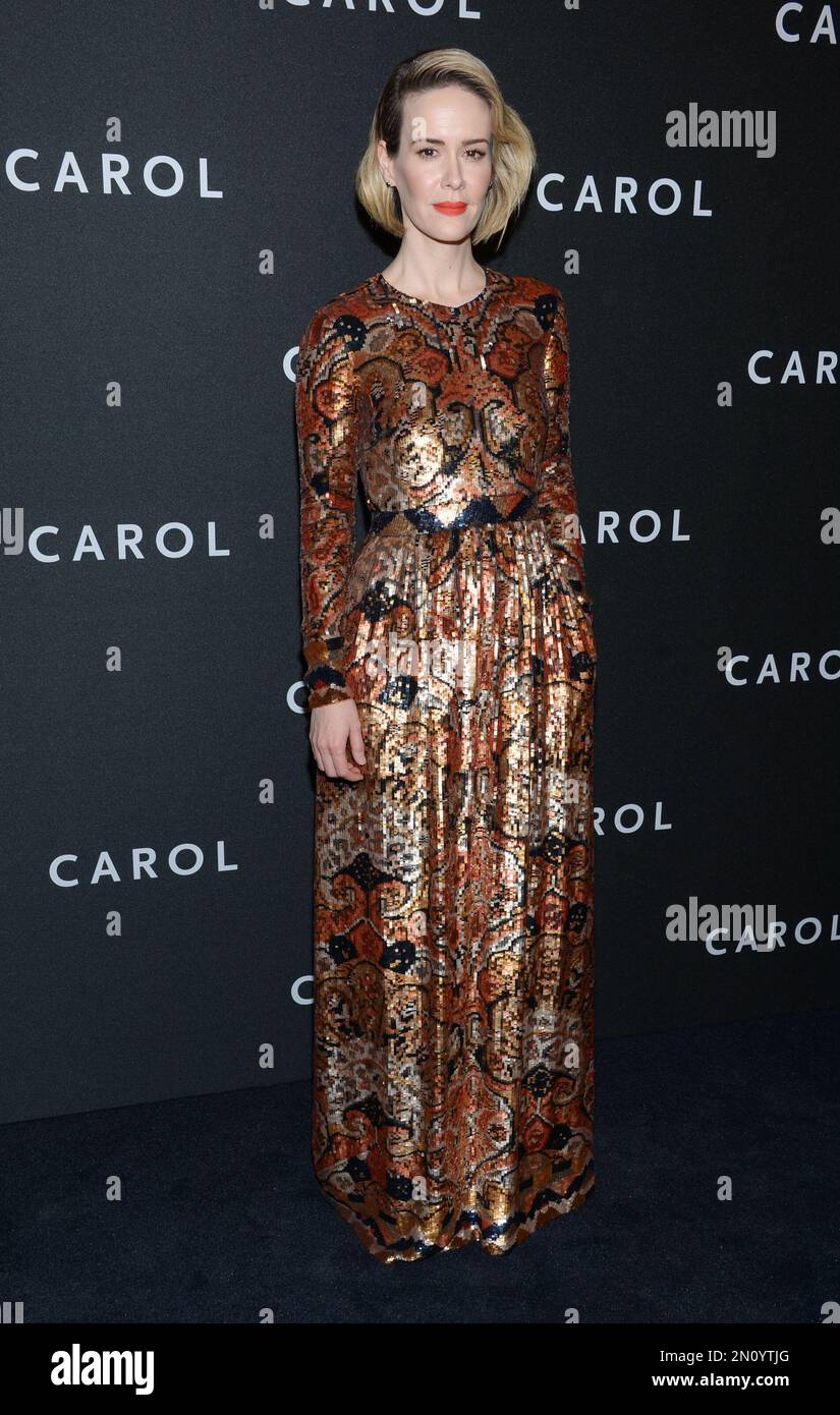 attends the premiere of "Carol" at the Museum of Modern Art on Monday ...