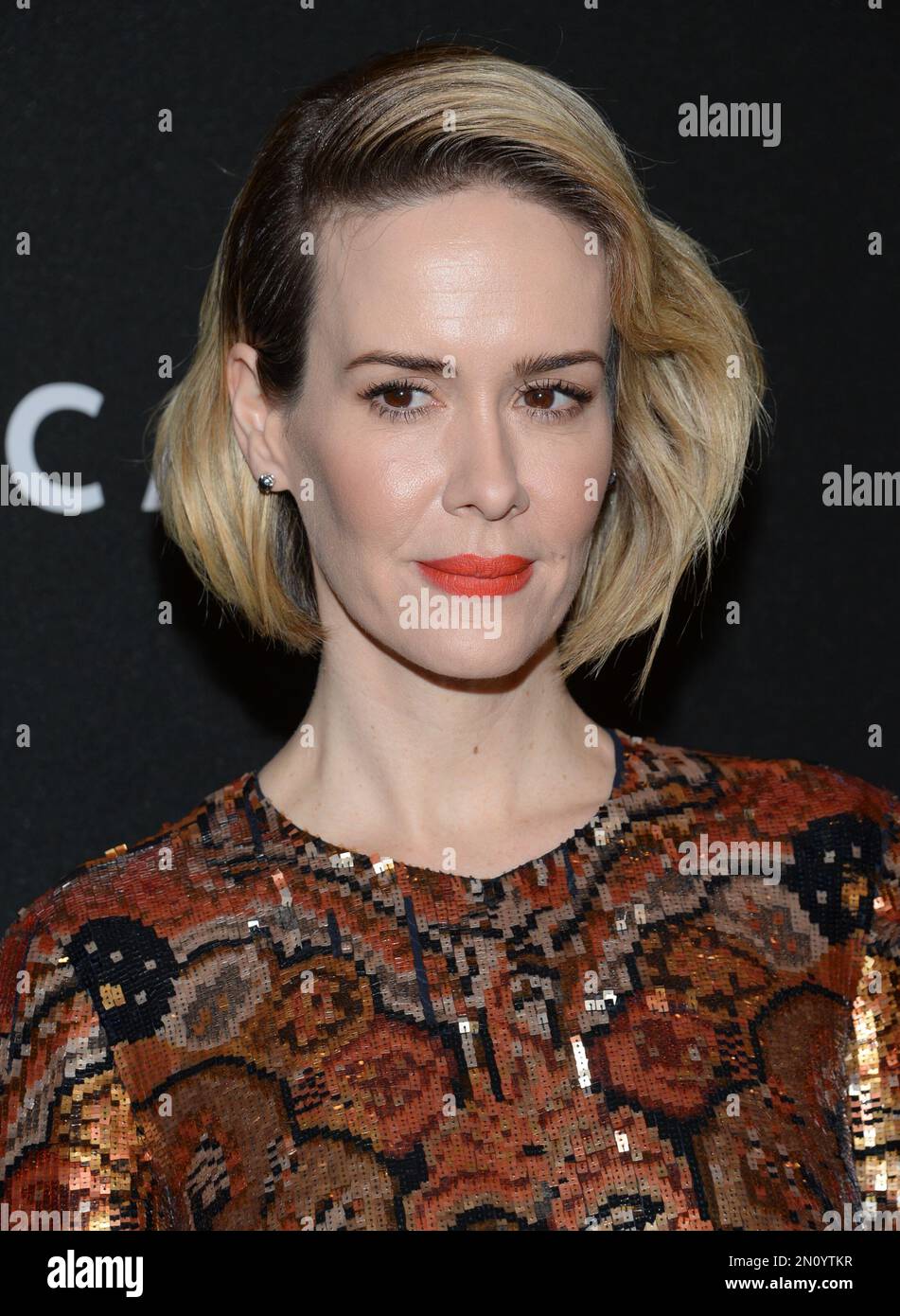 Actress Sarah Paulson attends the premiere of "Carol" at the Museum of ...