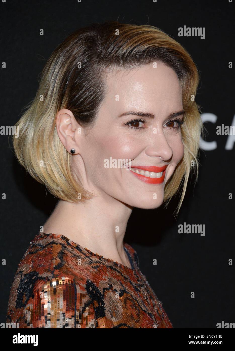 Actress Sarah Paulson attends the premiere of "Carol" at the Museum of ...