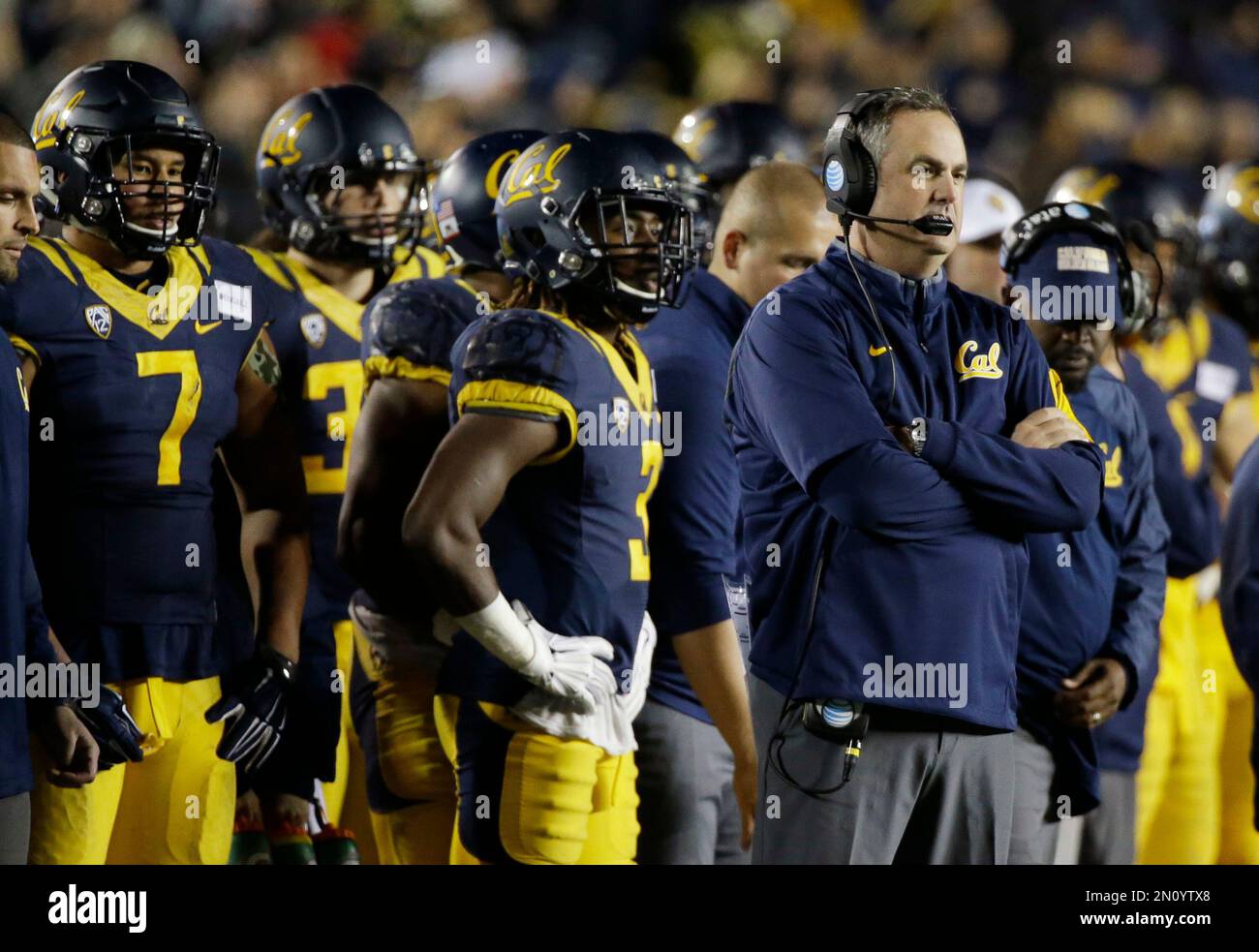 California head coach Sonny Dykes during the second half of an NCAA ...