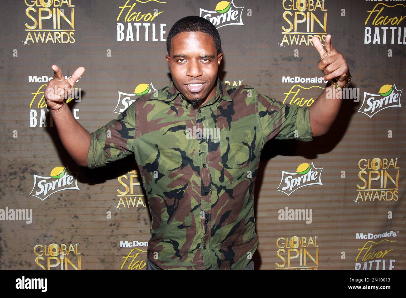 Judge DJ R-Tistic attends the McDonald's Flavor Battle at Orbit on ...