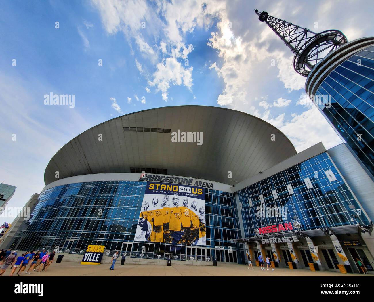 Nashville, Tennessee, U.S - June 26, 2022 - The entrance of Bridgestone ...