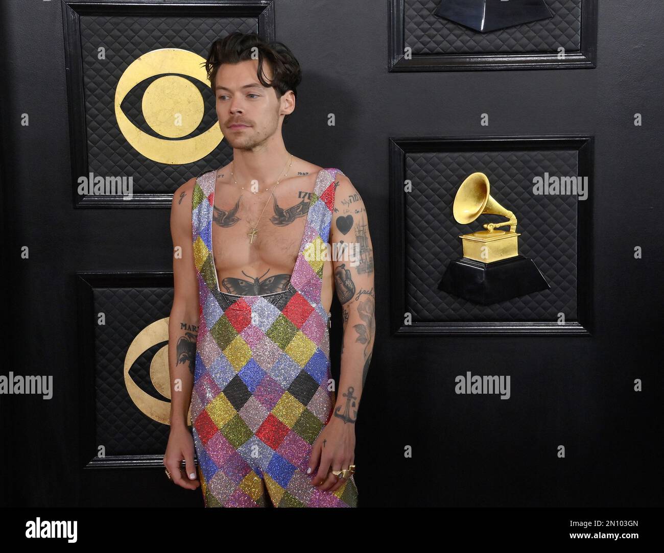 Harry styles 2023 grammy hi-res stock photography and images - Alamy