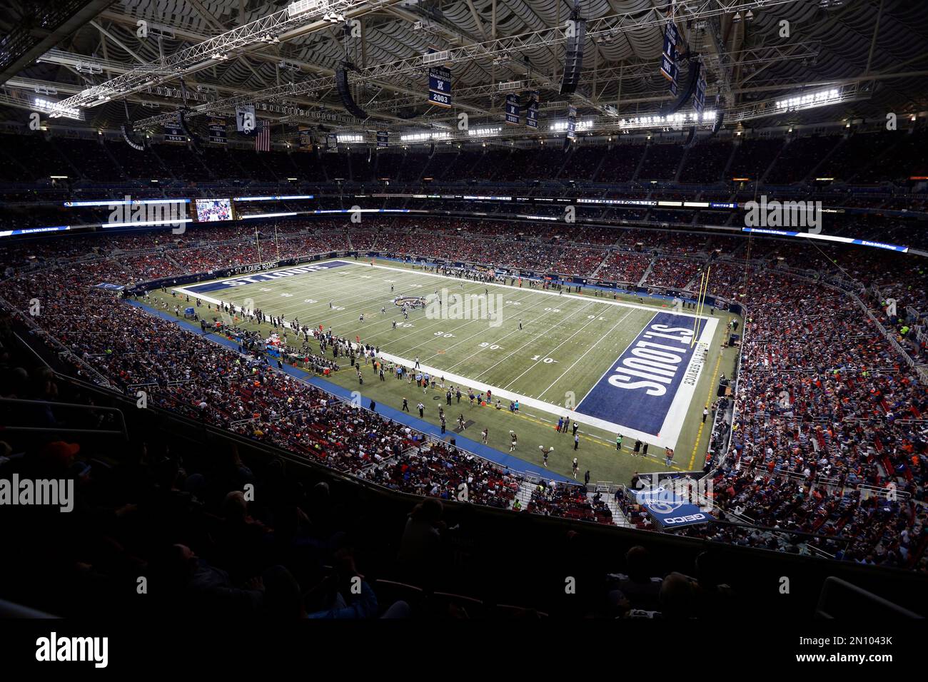 The Edwards Jones Dome is shown in this general view as the Chicago ...