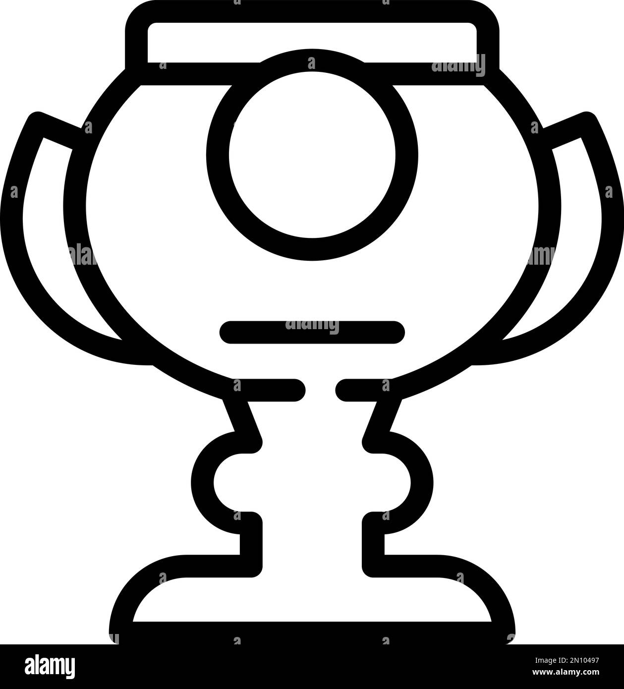 Prize cup icon outline vector. Sport reward. Trophy winner Stock Vector ...