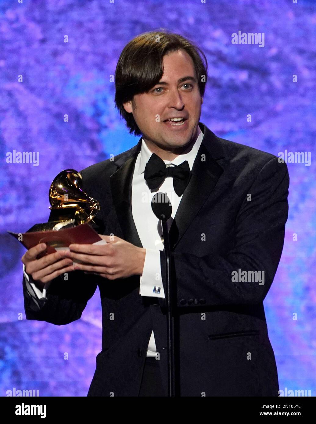 Michael Repper accepts the award for best Orchestral Performance of ...