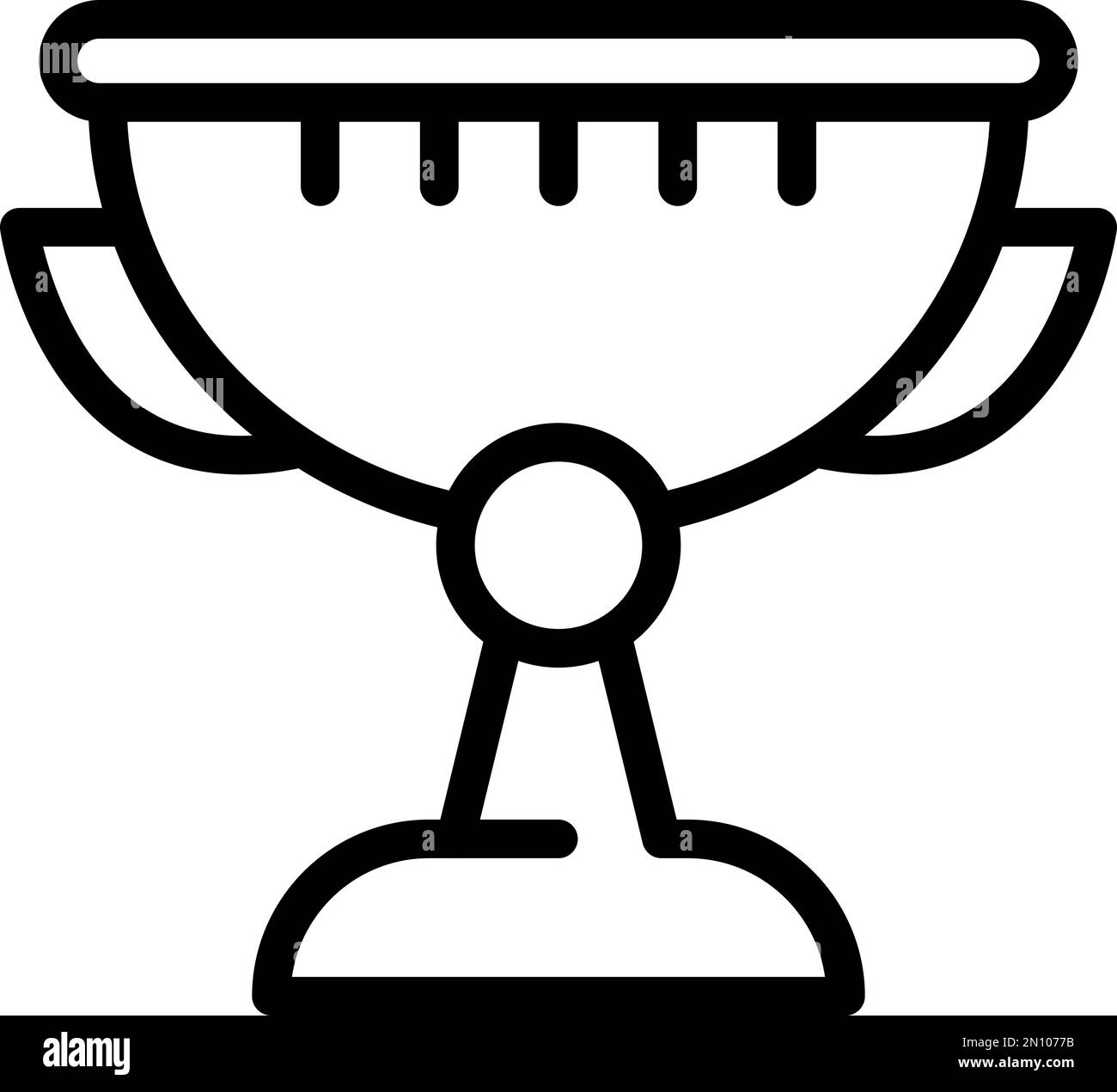 Cup movie icon outline vector. Winner prize. Star success Stock Vector ...