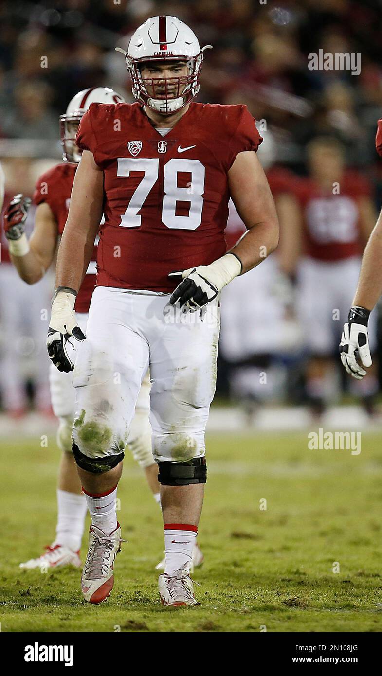 Stanford offensive tackle Kyle Murphy (78) during an NCAA college ...