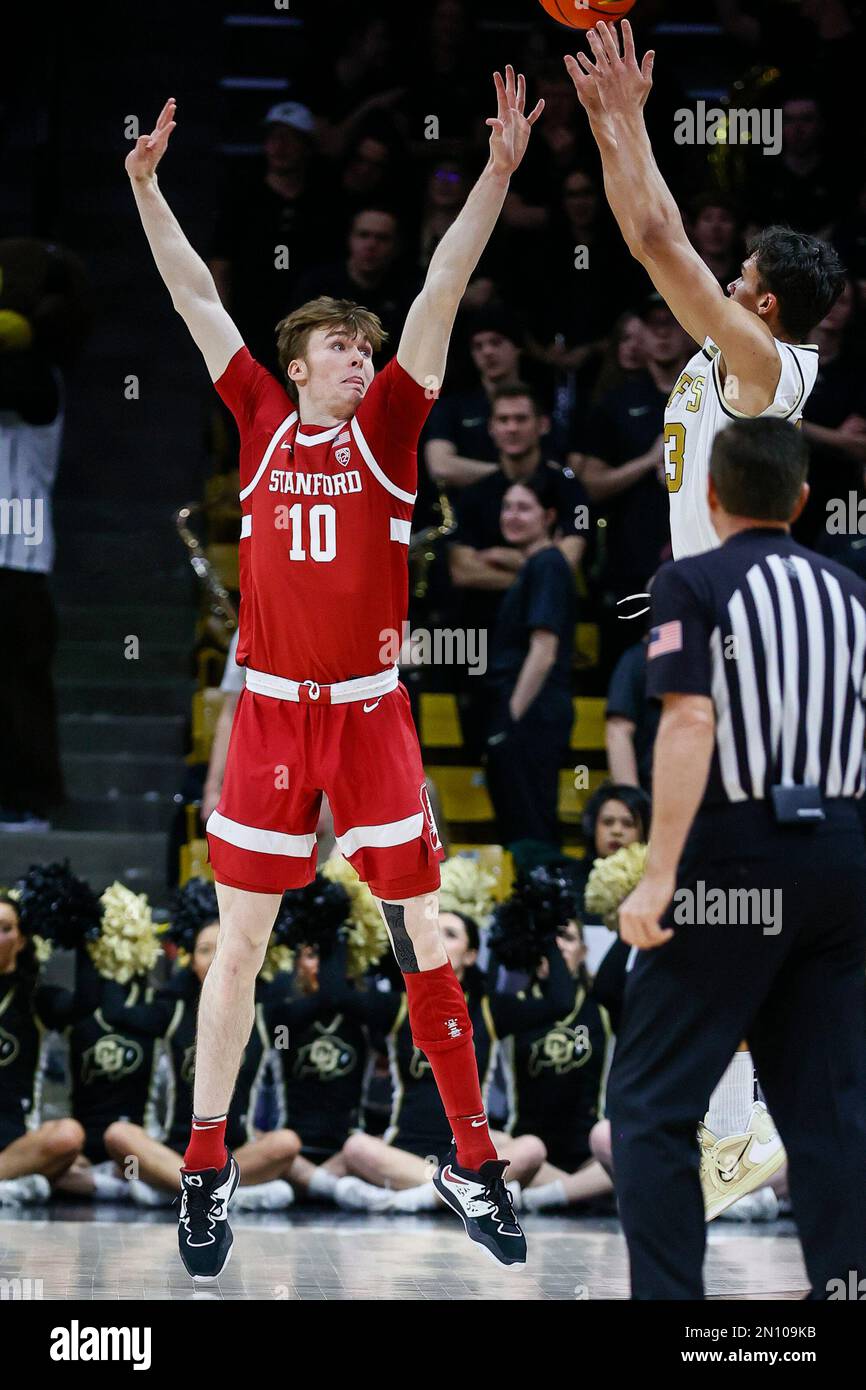 Boulder, CO, USA. 5th Feb, 2023. Stanford Cardinal forward Max Murrell ...