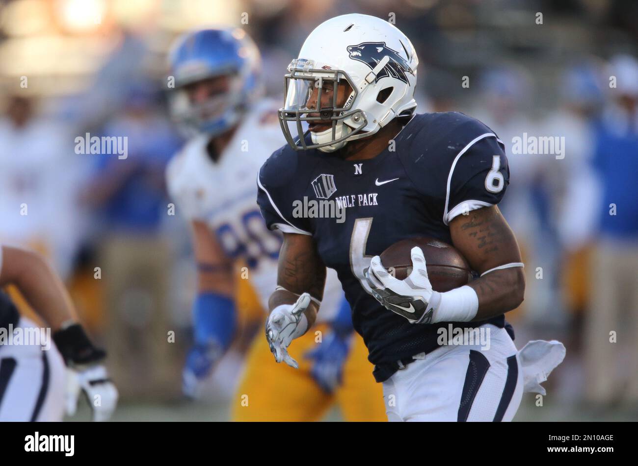 Nevada's Don Jackson runs against San Jose State during the second half ...