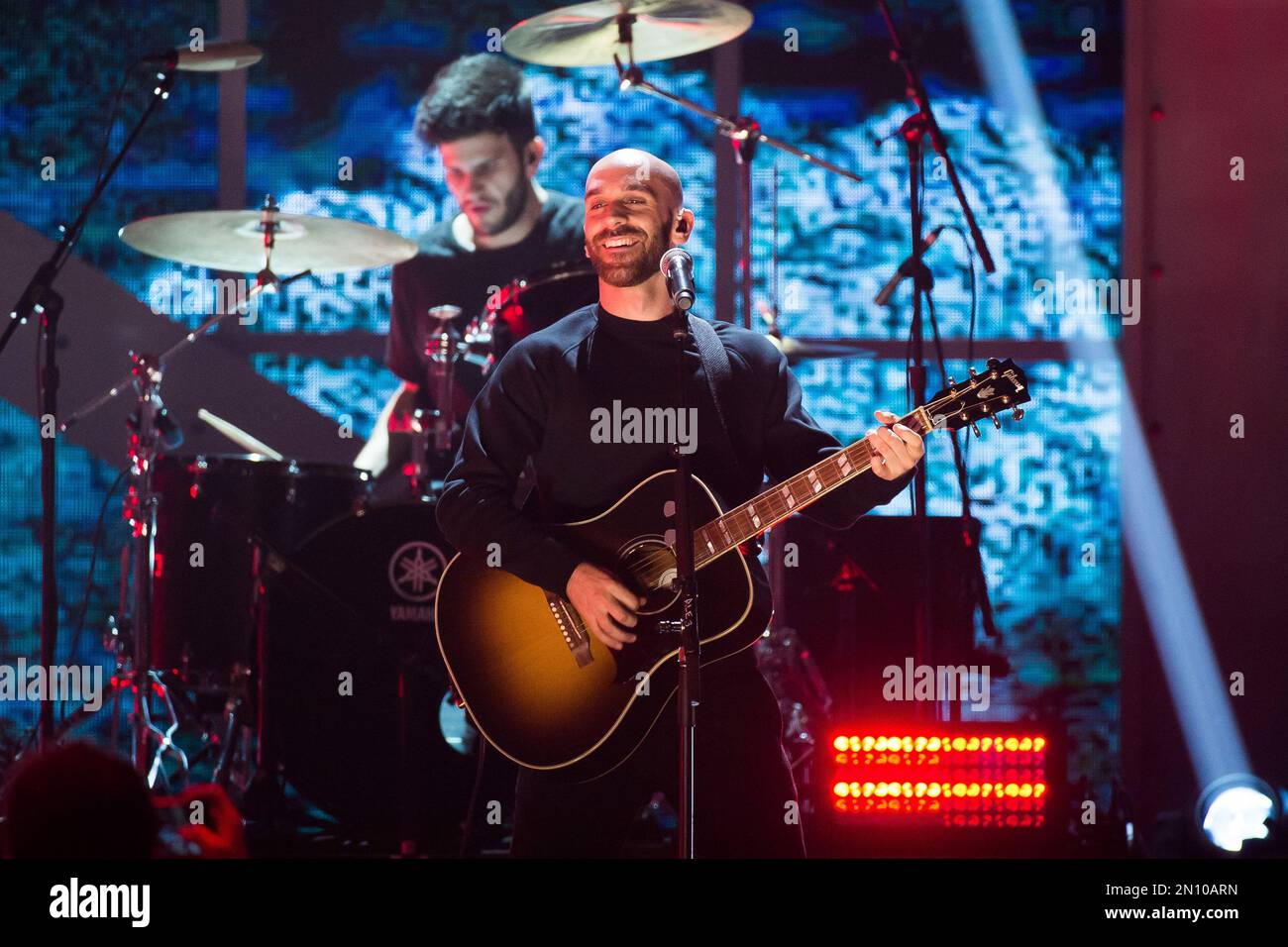 Sam Harris from the band X Ambassadors performs at "VH1 Big Music in ...
