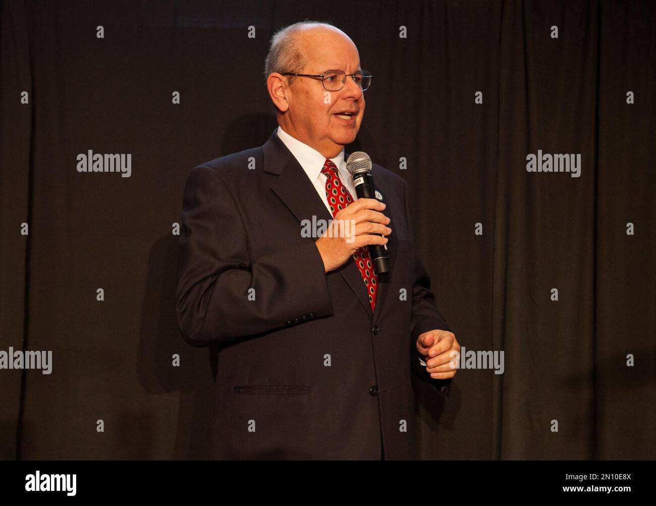 Principle Dr. Joe Powers during the #FightFor Mural presentation and ...