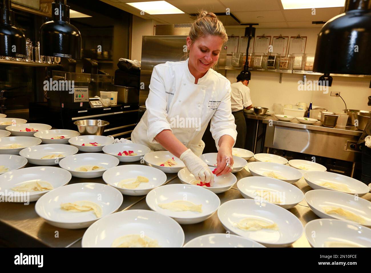 Chef Amanda Freitag seen at the New York, New York: 2015 James Beard ...