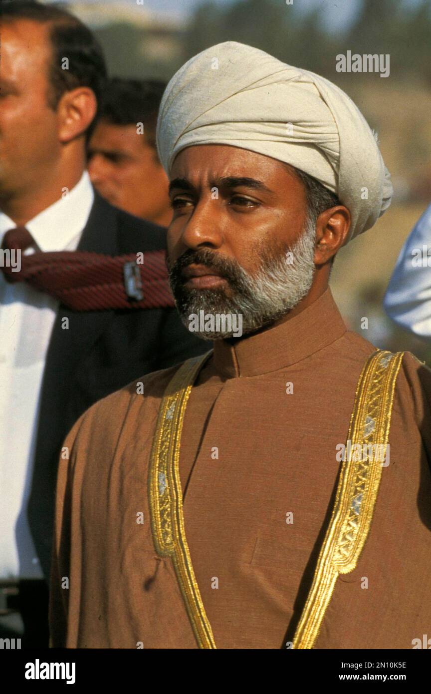 Qaboos bin Said al Said, Sultan of Oman is pictured in Cairo, Egypt ...